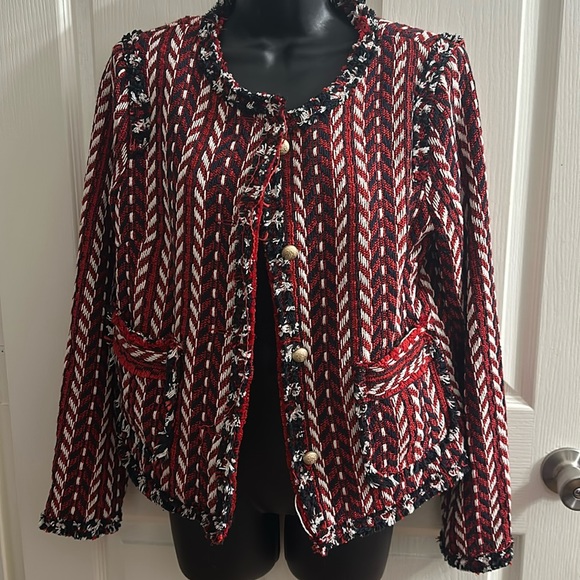 Aura | Jackets & Coats | Aura Tweed Jacket Blazer | Poshmark
